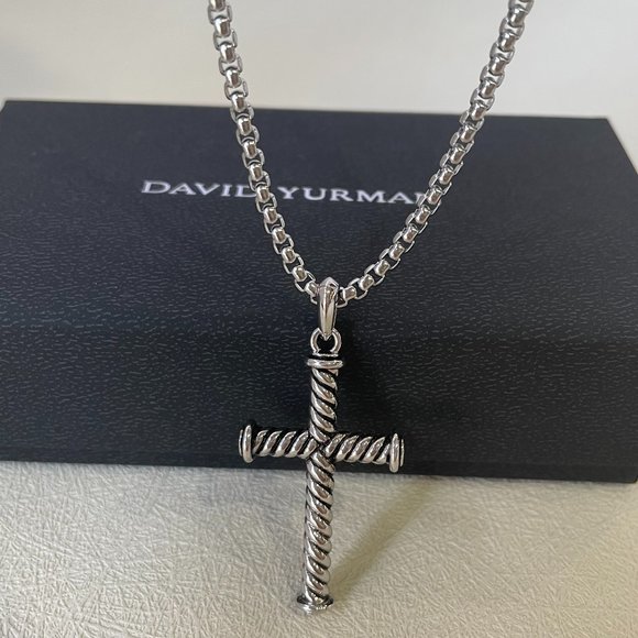 David Yurman | Jewelry | David Yurman Cable Cross Pendant | Poshmark